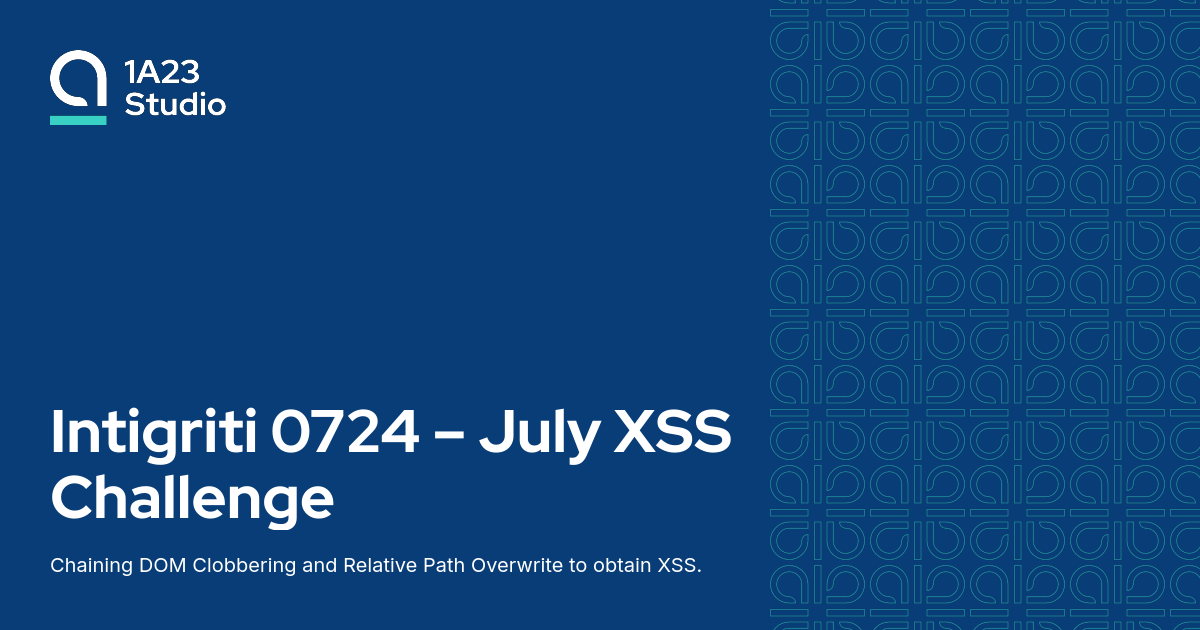 Intigriti 0724 – July XSS Challenge | Project SEKAI