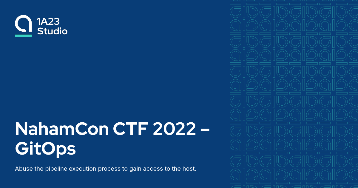 NahamCon CTF 2022 – GitOps